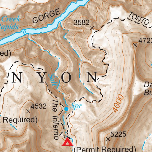 Kaibab National Forest Quadrangle Map Atlas: pg 40 Grand Canyon by US ...