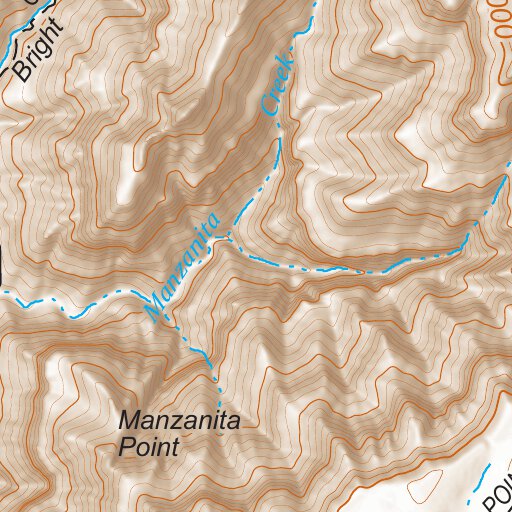 Kaibab National Forest Quadrangle Map Atlas: pg 35 Bright Angle Point ...