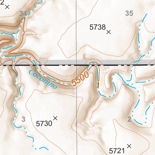 Kaibab National Forest Quadrangle Map Atlas: pg 38 Chamisa Tank by US ...