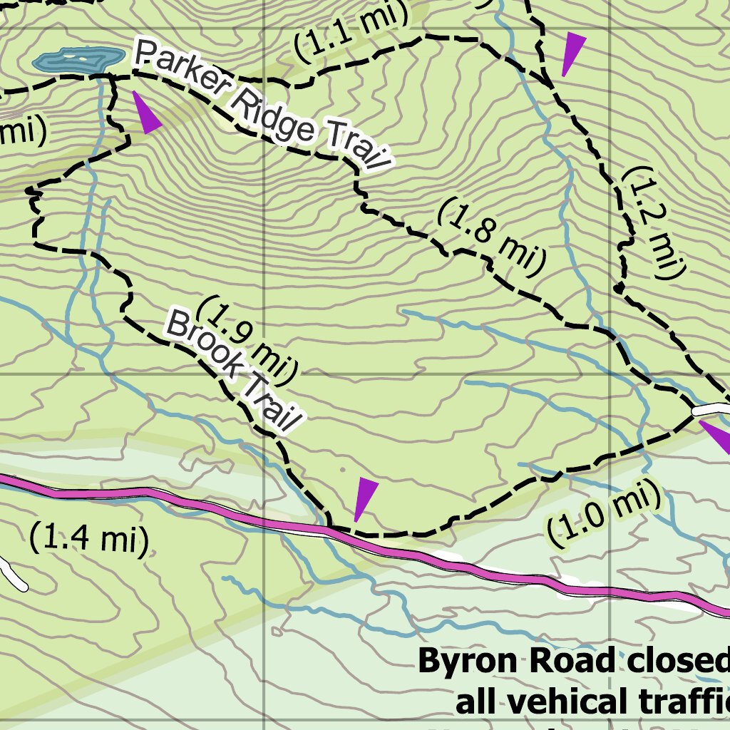 Tumbledown Mountain Winter Trail Map by Eyes Up Adventures | Avenza Maps