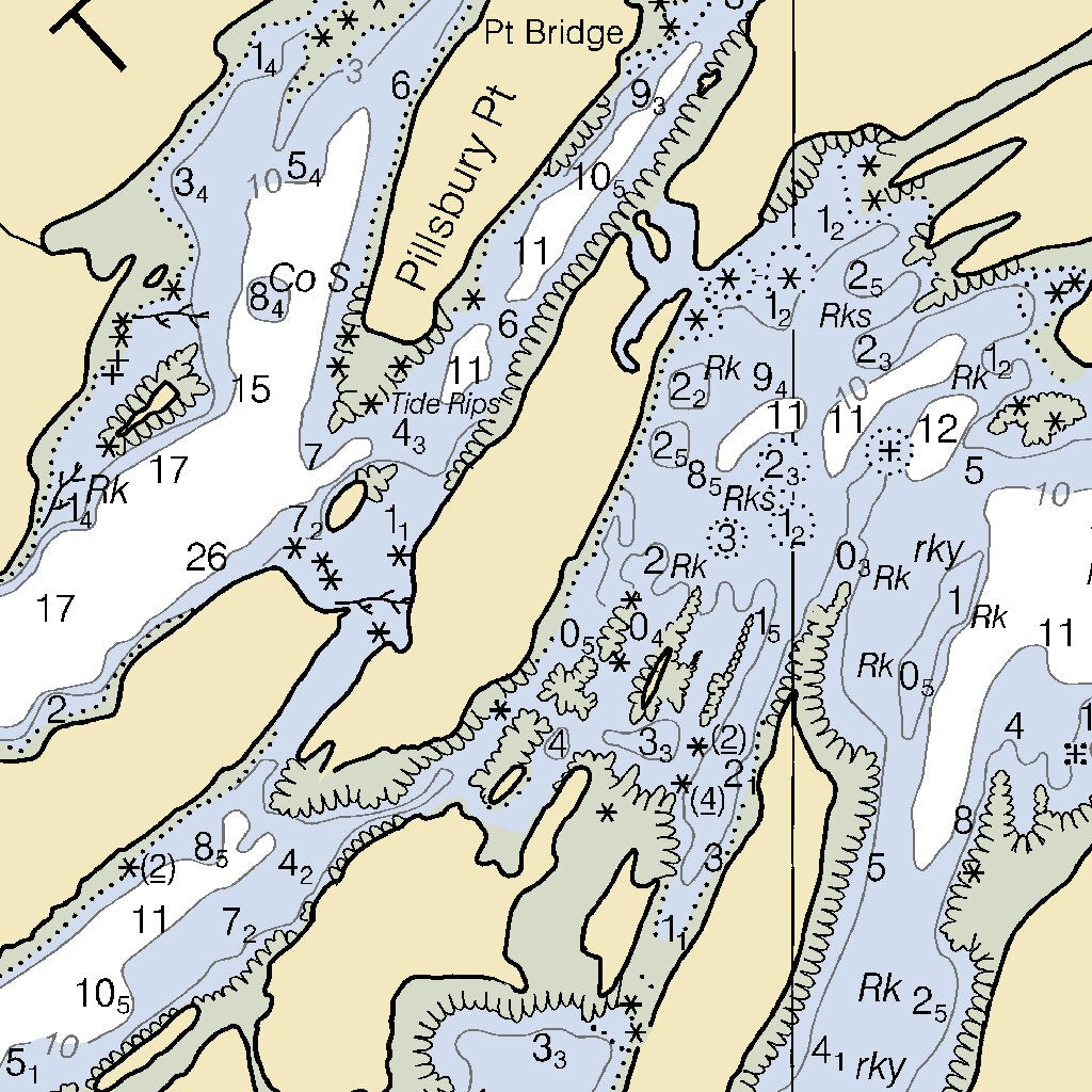 Hood Bay And Kootznahoo Inlet Map by National Oceanographic ...