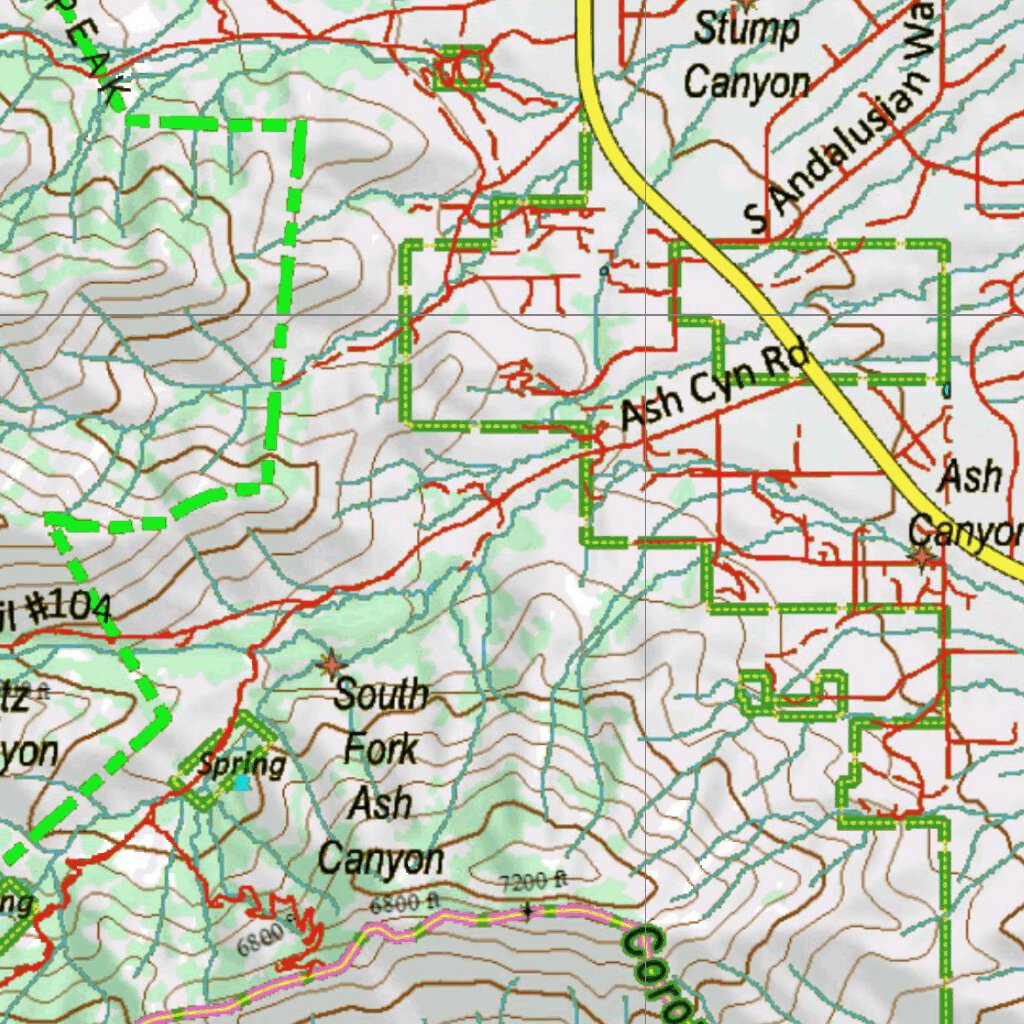 AZ Unit 35A Mule Deer Concentrations Map by Arizona HuntData LLC ...