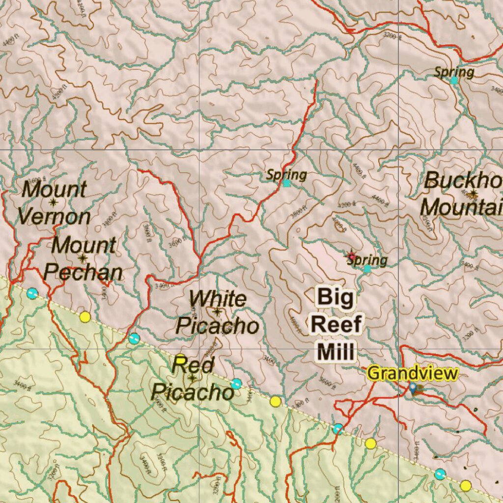 AZ Unit 42 Mule Deer Concentrations Map by Arizona HuntData LLC ...