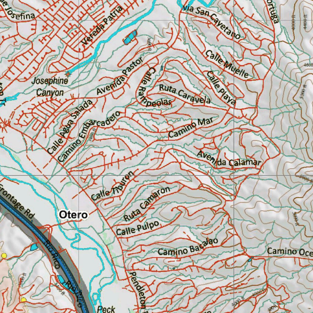 AZ Unit 34A Mule Deer Concentrations Map by Arizona HuntData LLC ...