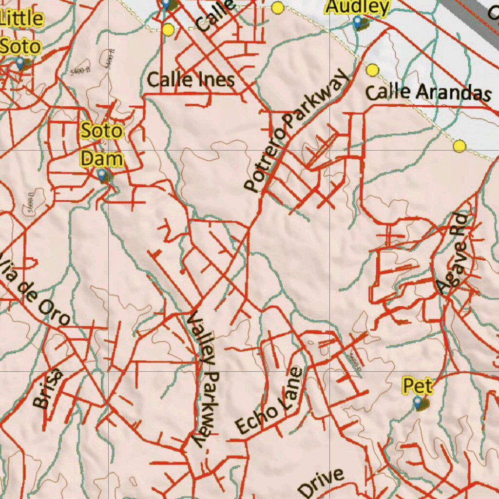 AZ Unit 18A Mule Deer Concentrations Map by Arizona HuntData LLC ...