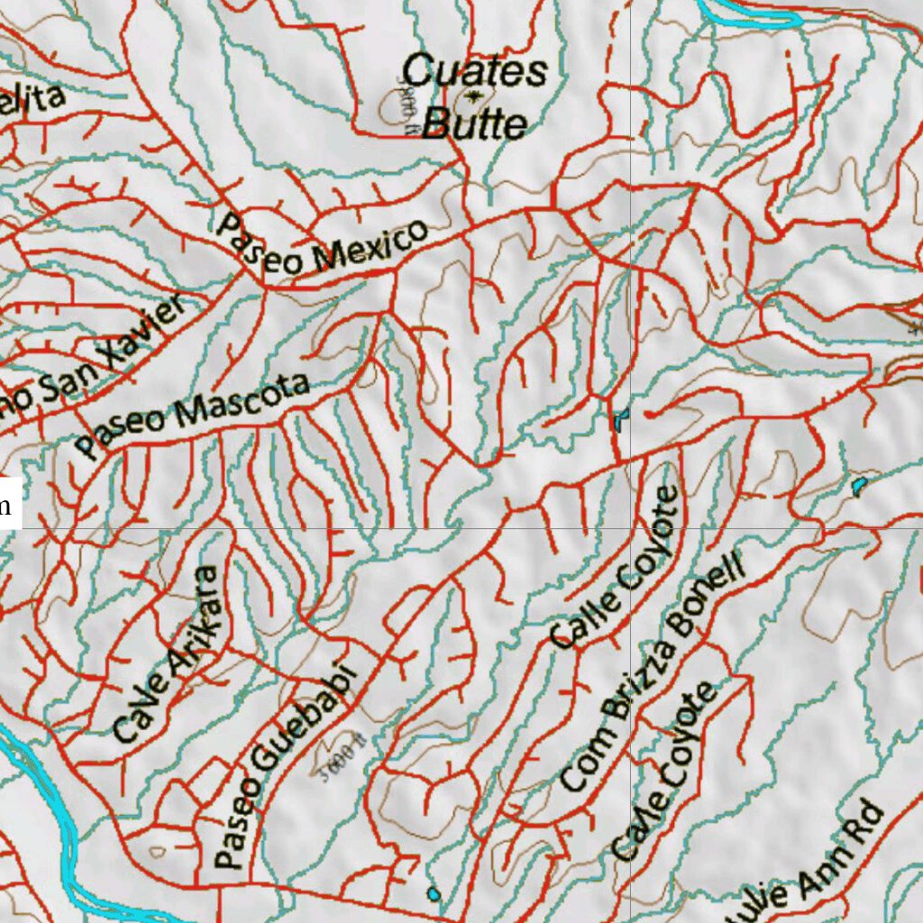 AZ Unit 35B Mule Deer Concentrations Map by Arizona HuntData LLC ...