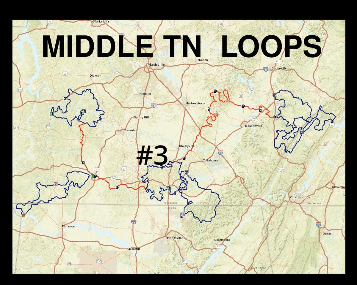Loop 3 LTaR Map by Platypus 3in1 | Avenza Maps