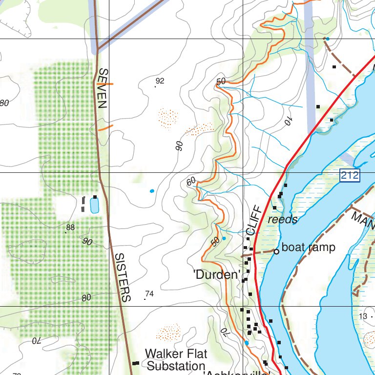 Riverland and Murray Mallee Map 181B by Mapland - Department for ...