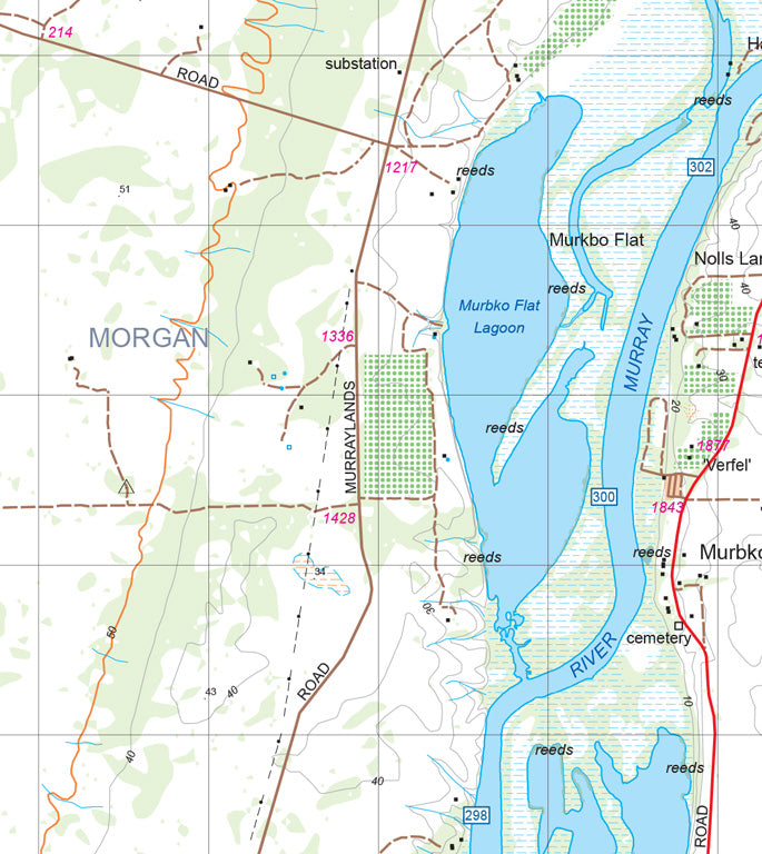 Riverland and Murray Mallee Map 240A by Mapland - Department for ...