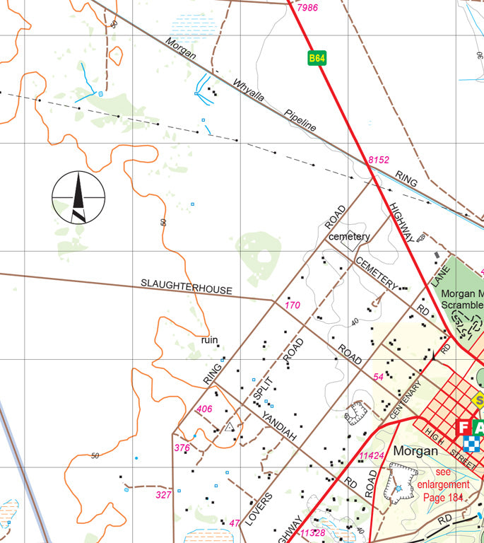 Riverland and Murray mallee Map 240C by Mapland - Department for ...
