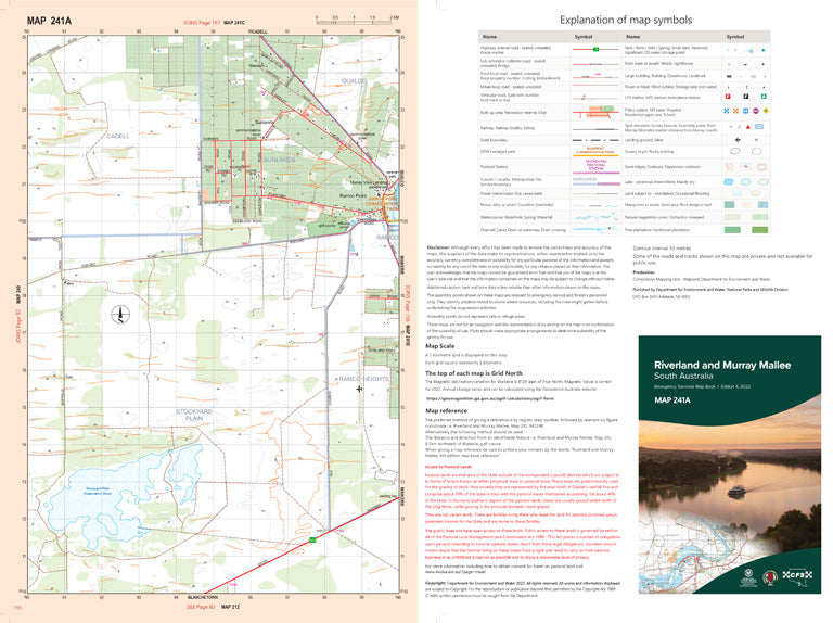 Riverland and Murray Mallee Map 241A by Mapland - Department for ...