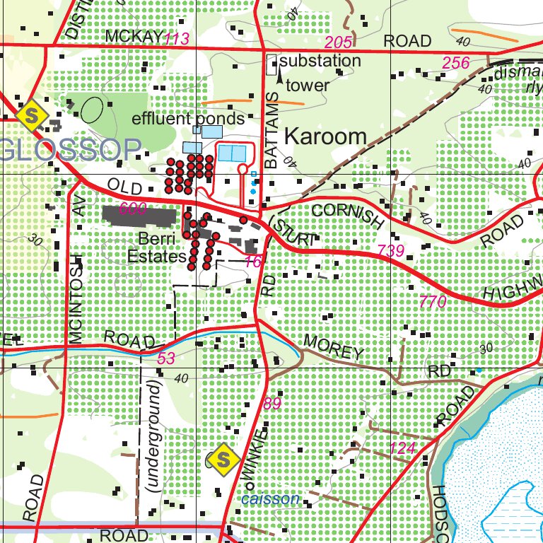 Riverland and Murray Mallee Map 215C by Mapland - Department for ...