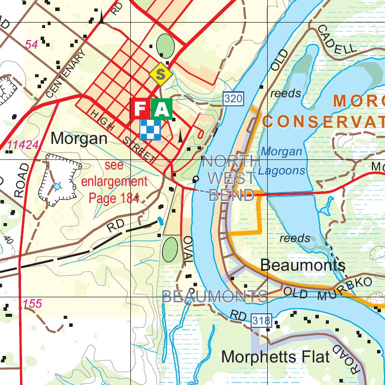 Riverland and Murray mallee Map 240C by Mapland - Department for ...