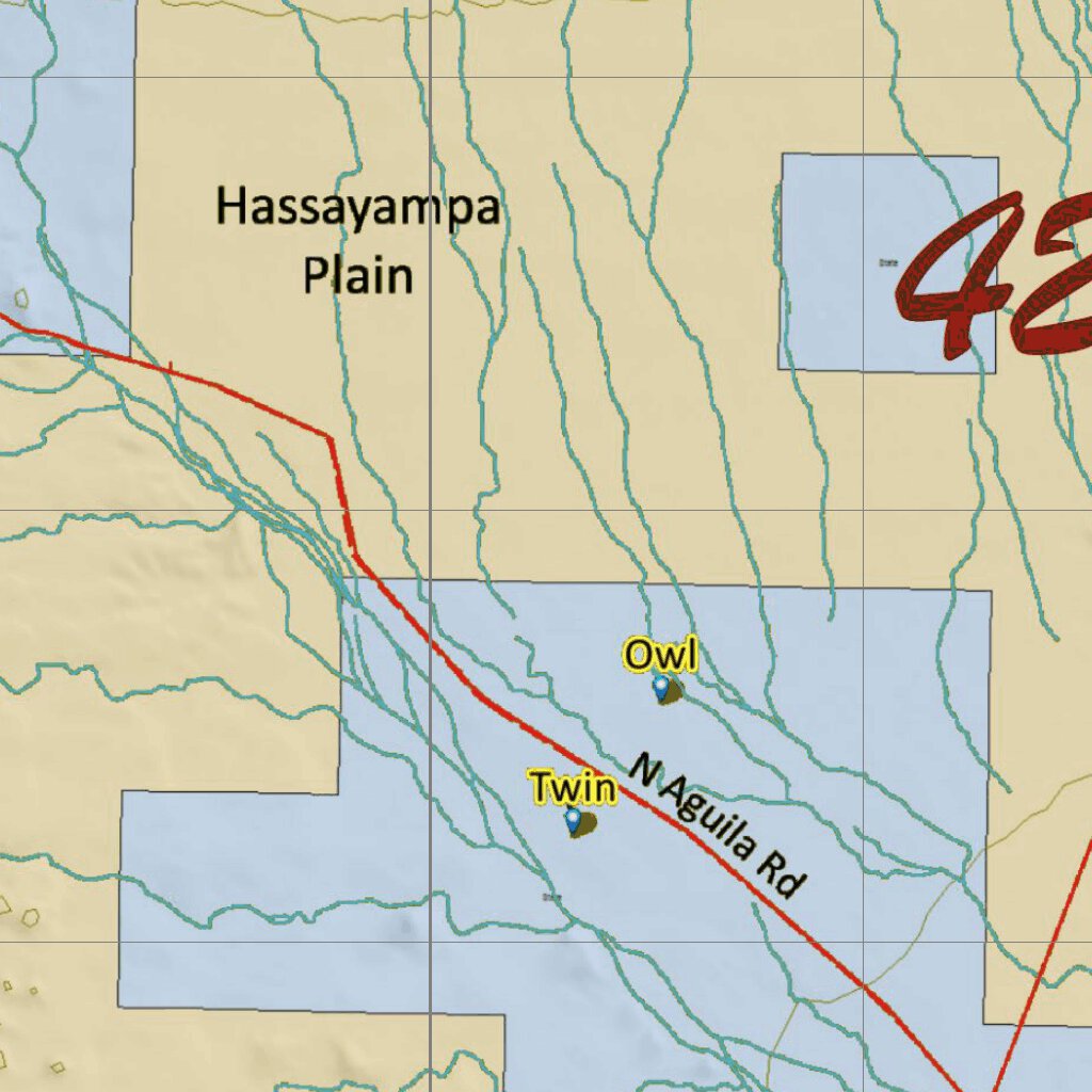 AZ Unit 42 Land Ownership Map by Arizona HuntData LLC | Avenza Maps