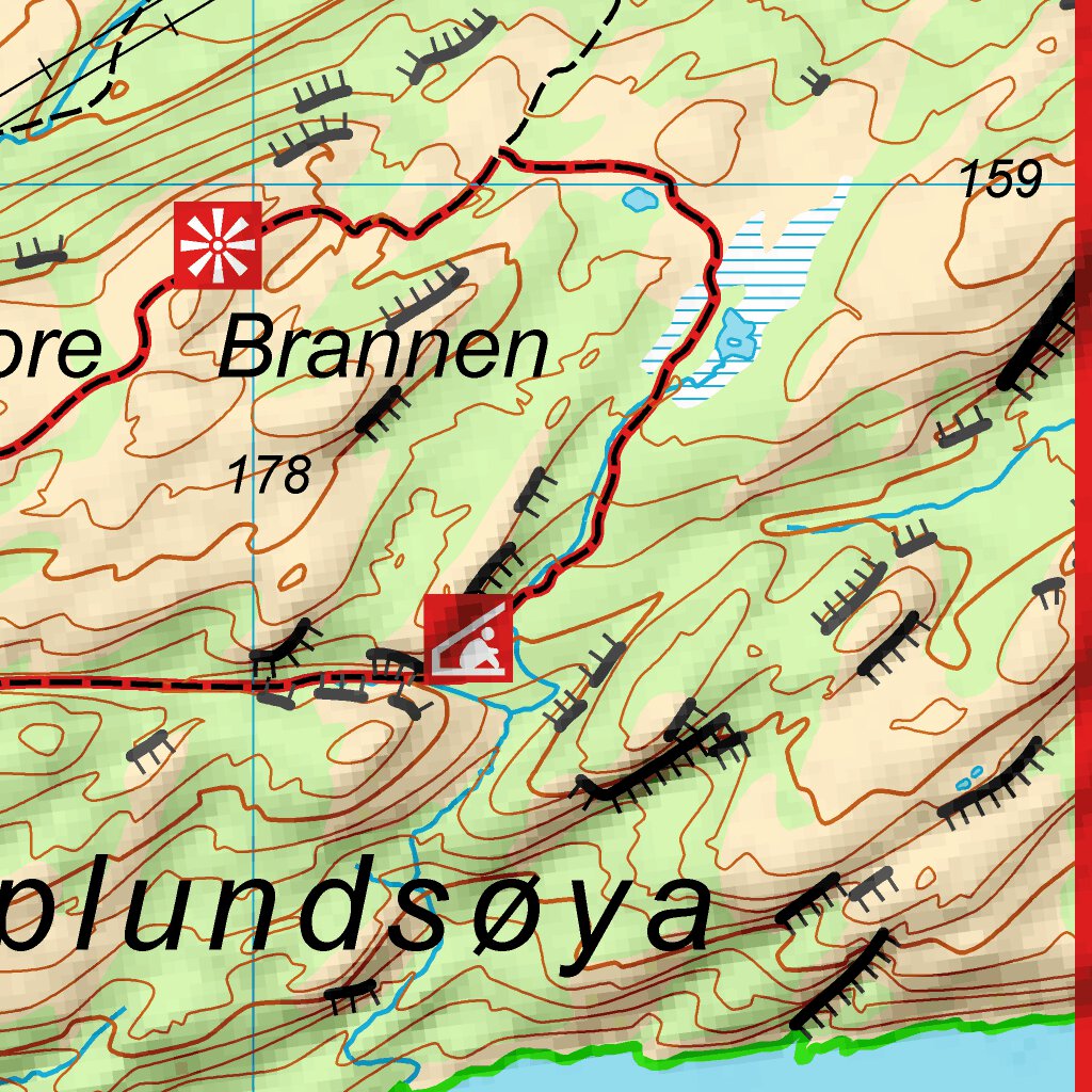 Saltstraumen Bodø Norway Map by Berg Kartografi | Avenza Maps