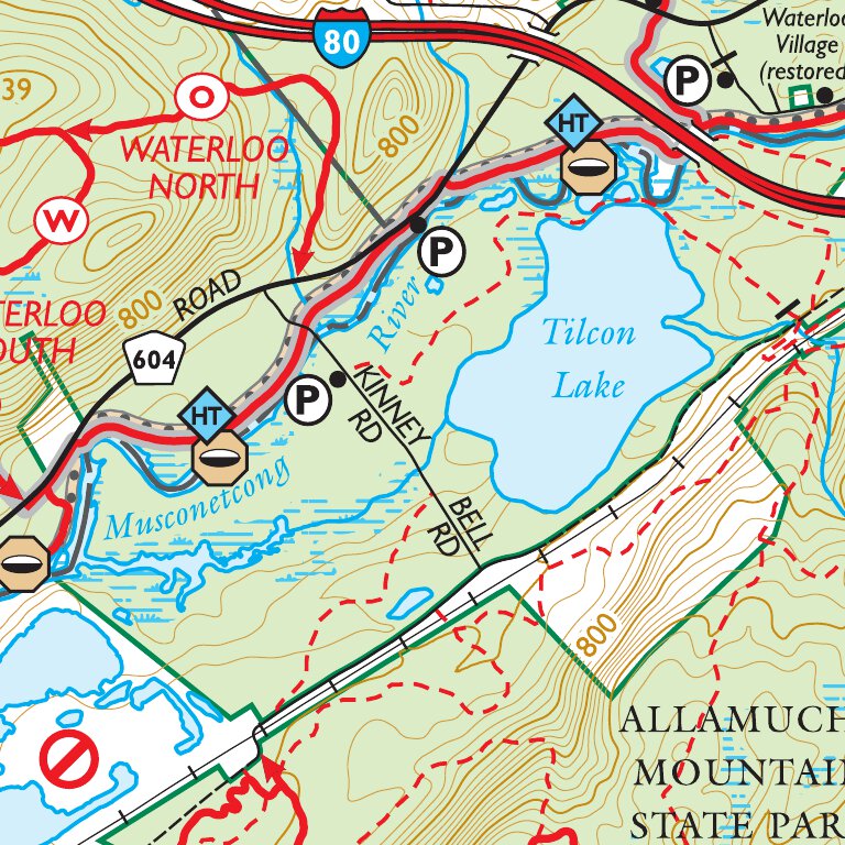 Morris County Highlands (Allamuchy/Stephens - Map 127) : 2023 : Trail ...