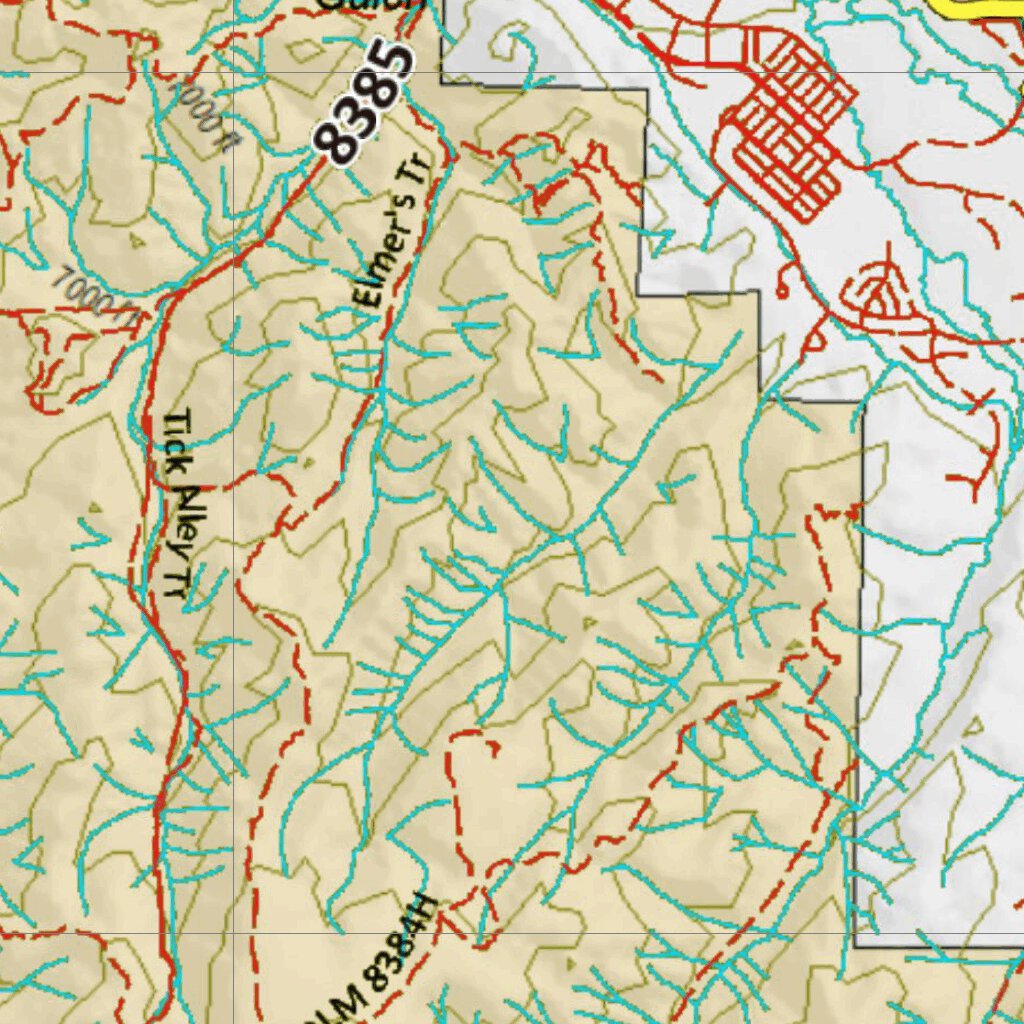 Co Unit 44 Land Ownership Map by Colorado HuntData LLC | Avenza Maps
