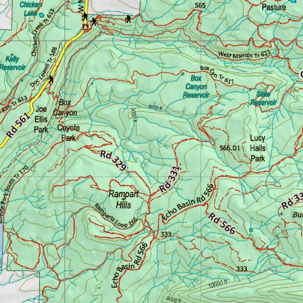 Co Unit 73 Land Ownership Map by Colorado HuntData LLC | Avenza Maps