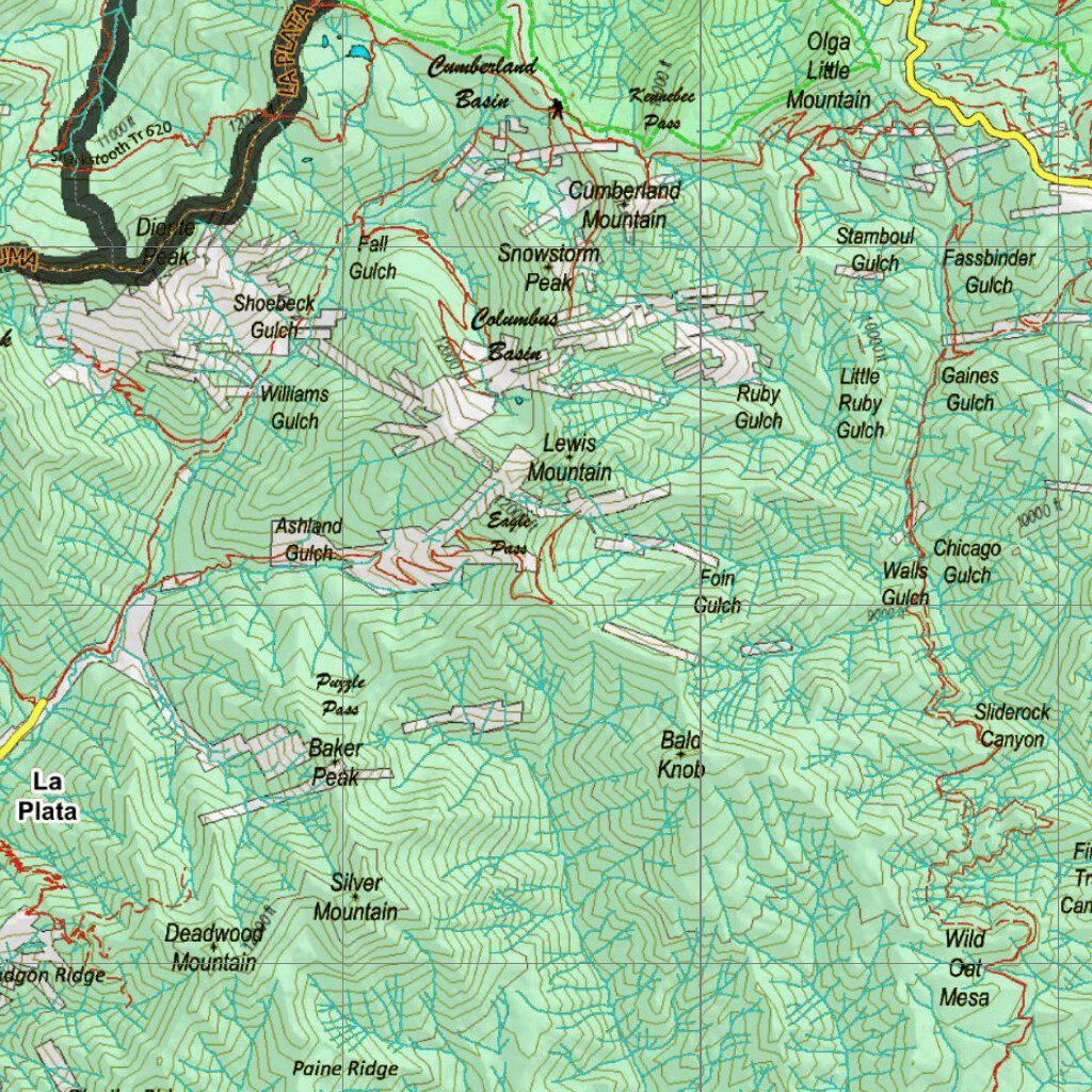 Co Unit 75 Land Ownership Map by Colorado HuntData LLC | Avenza Maps
