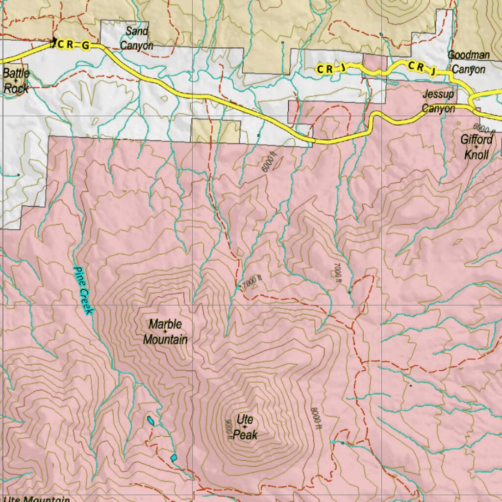 Co Unit 72 Land Ownership Map by Colorado HuntData LLC | Avenza Maps