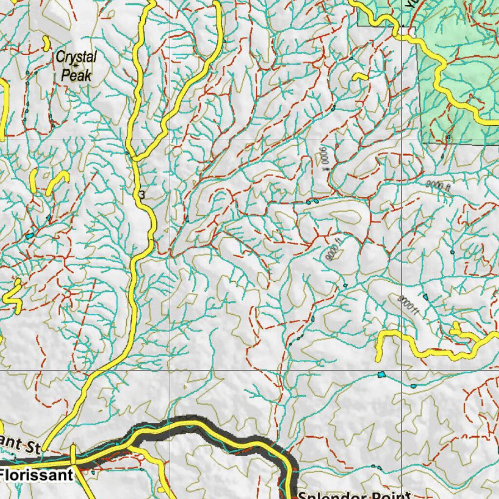 Co Unit 581 Land Ownership Map by Colorado HuntData LLC | Avenza Maps
