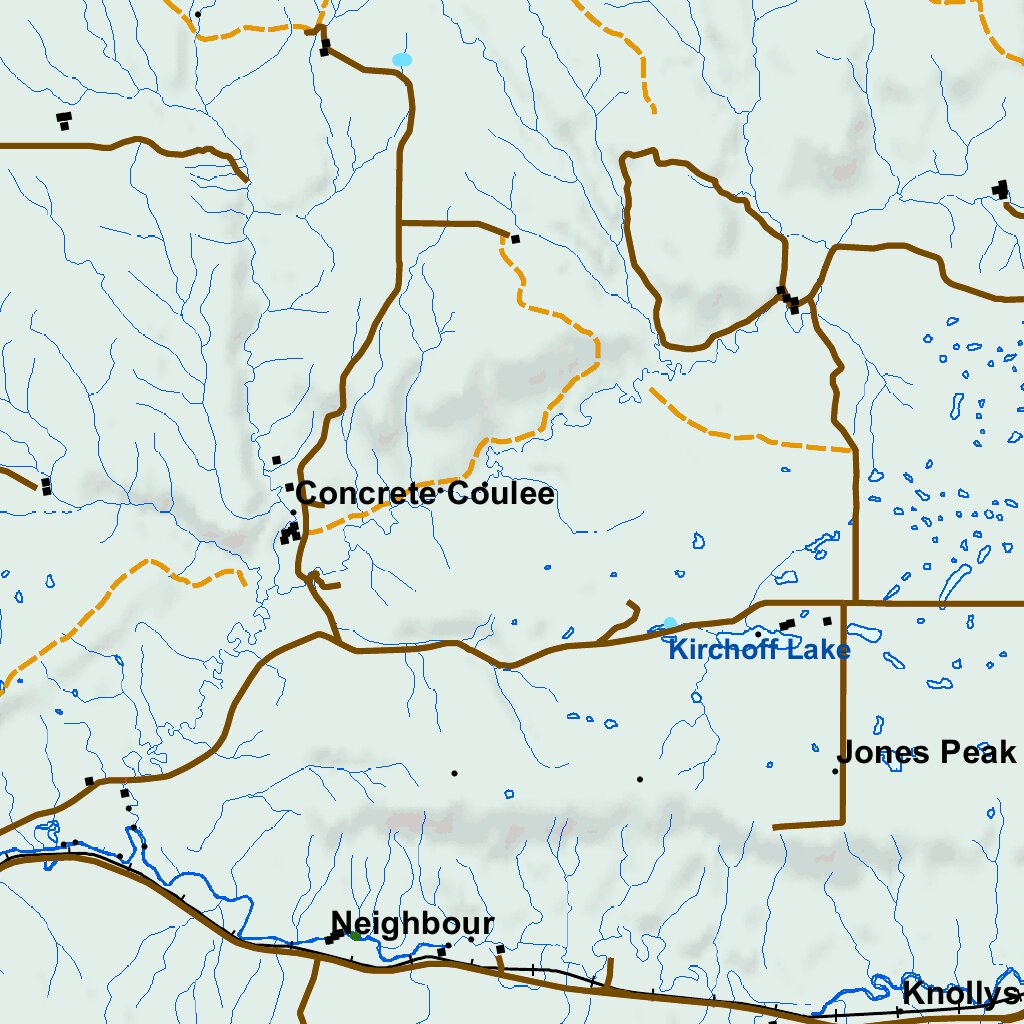 Rural Road Maps by GoTrekkers - Saskatchewan SW 2023 Map by GoTrekkers ...