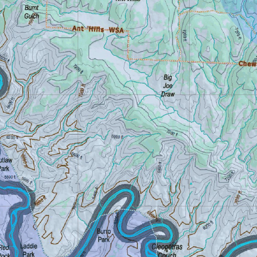 Co Unit 2 Elk Concentration Map by Colorado HuntData LLC | Avenza Maps