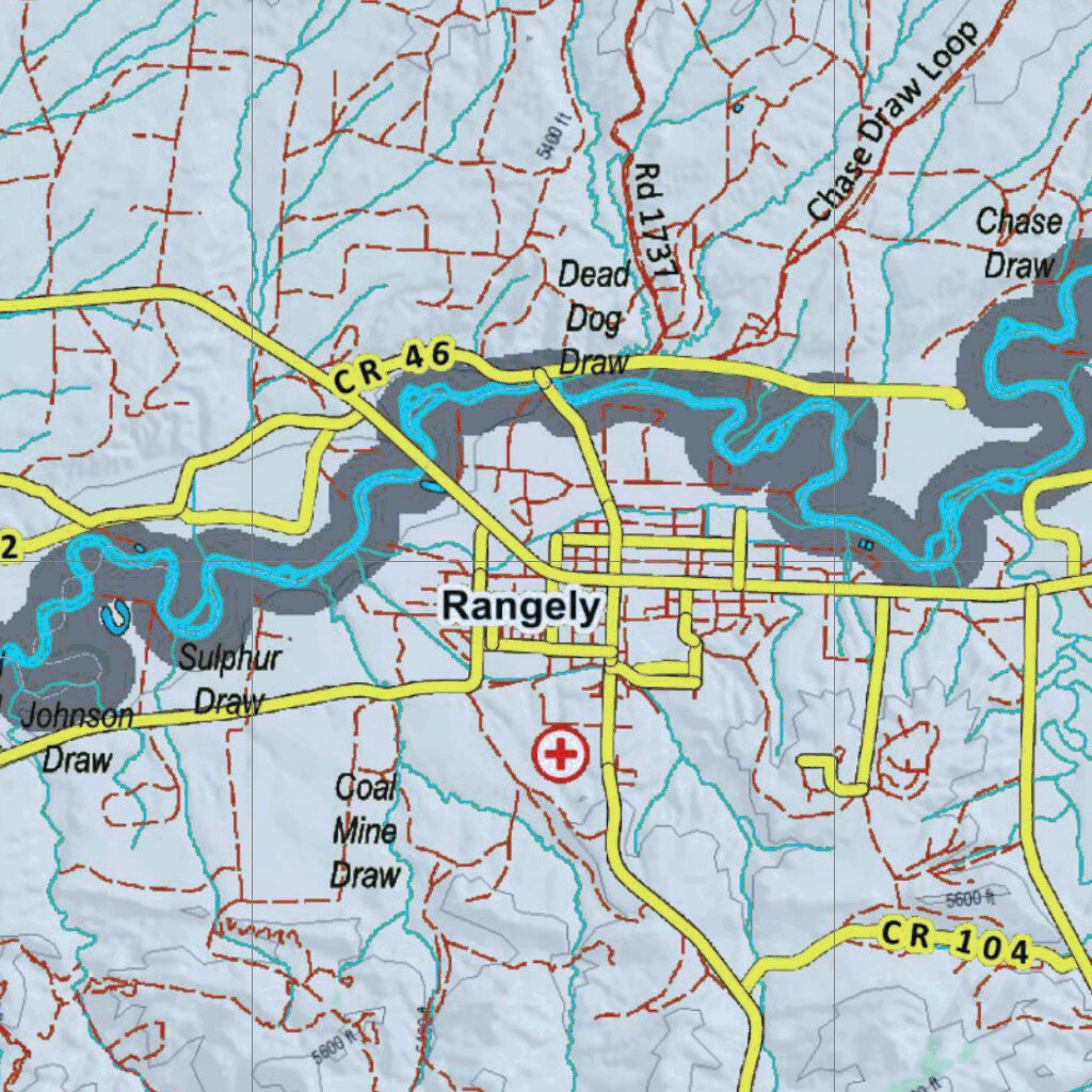 Co Unit 10 Elk Concentration Map by Colorado HuntData LLC | Avenza Maps