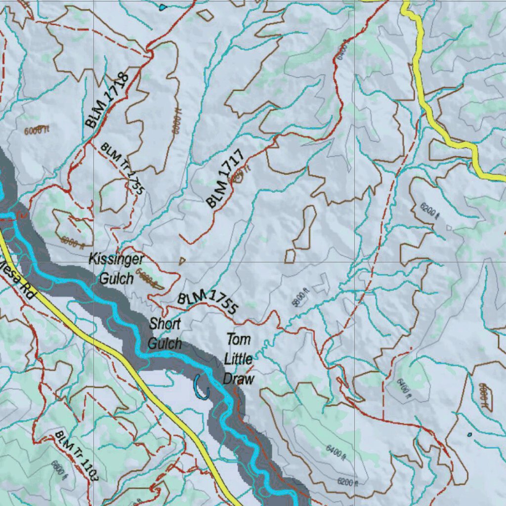 Co Unit 11 Elk Concentration Map by Colorado HuntData LLC | Avenza Maps