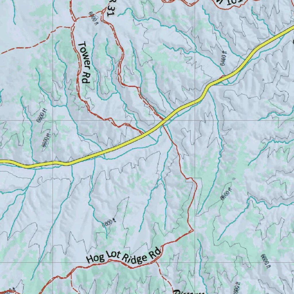 Co Unit 22 Elk Concentration Map by Colorado HuntData LLC | Avenza Maps