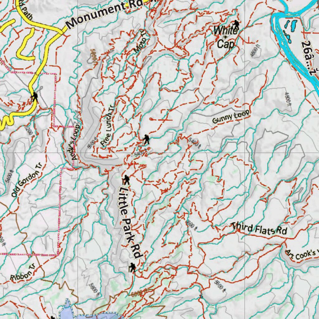 Co Unit 40 Elk Concentration Map by Colorado HuntData LLC | Avenza Maps