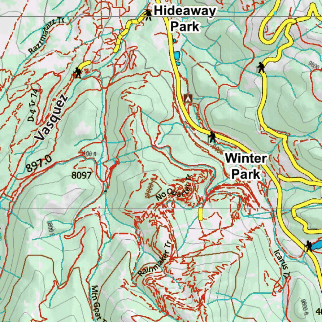 Co Unit 28 Elk Concentration Map by Colorado HuntData LLC | Avenza Maps