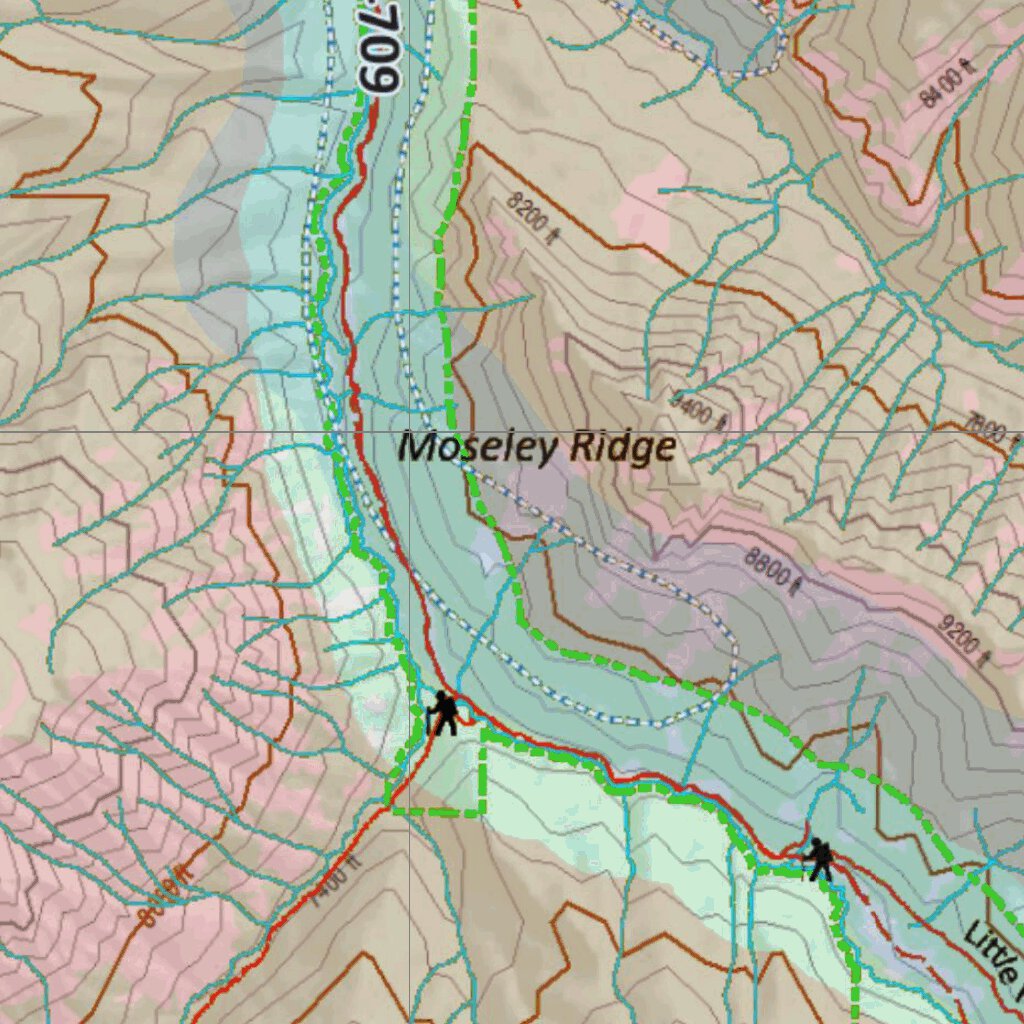 Co Unit 53 Elk Concentration Map by Colorado HuntData LLC | Avenza Maps