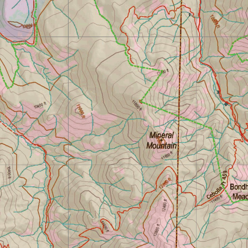 Co Unit 67 Elk Concentration Map by Colorado HuntData LLC | Avenza Maps