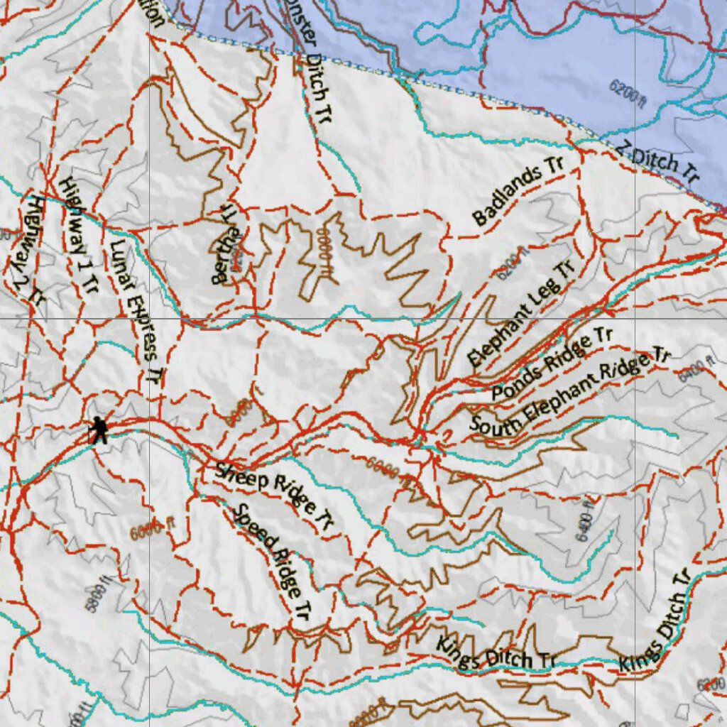 Co Unit 64 Elk Concentration Map by Colorado HuntData LLC | Avenza Maps