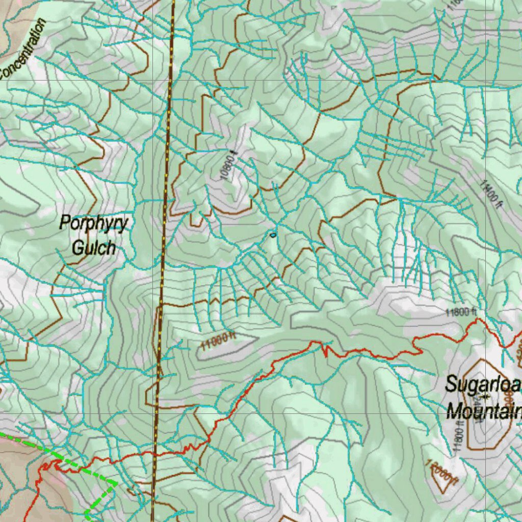 Co Unit 77 Elk Concentration Map by Colorado HuntData LLC | Avenza Maps