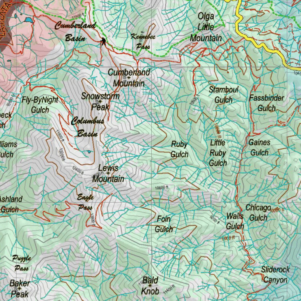 Co Unit 74 Elk Concentration Map by Colorado HuntData LLC | Avenza Maps