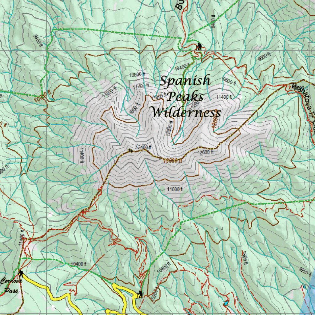Co Unit 85 Elk Concentration Map by Colorado HuntData LLC | Avenza Maps