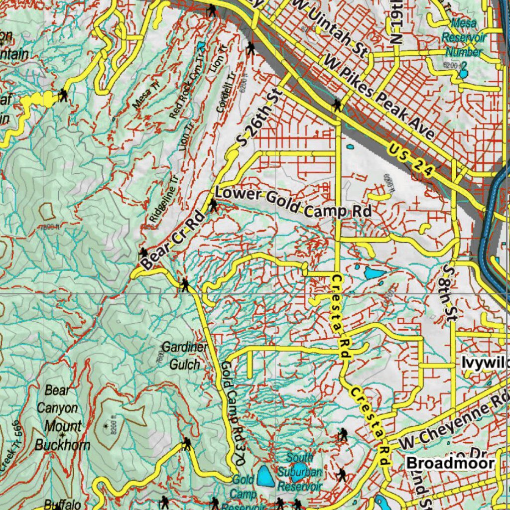 Co Unit 59 Elk Summer, Winter Concentrations and Migration Routes Map ...