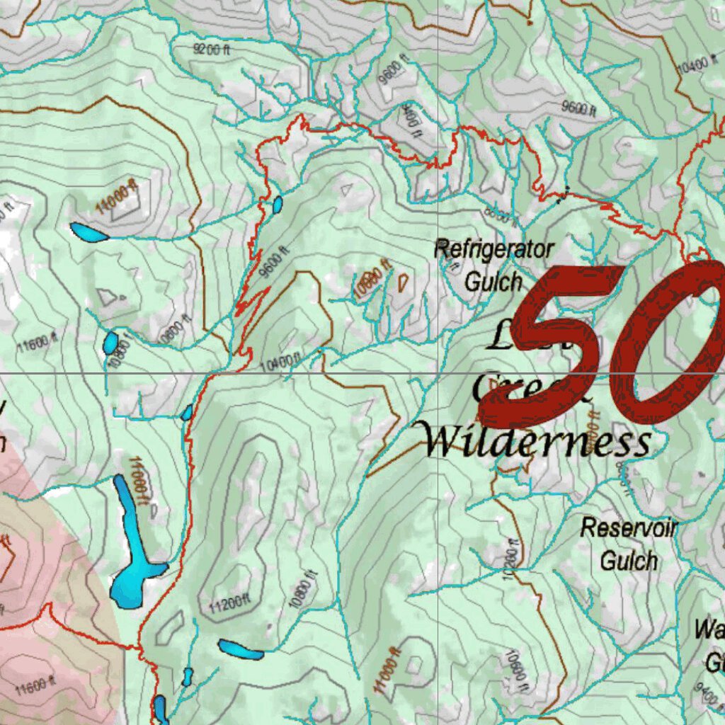 Co Unit 50 Elk Summer, Winter Concentrations and Migration Routes Map ...