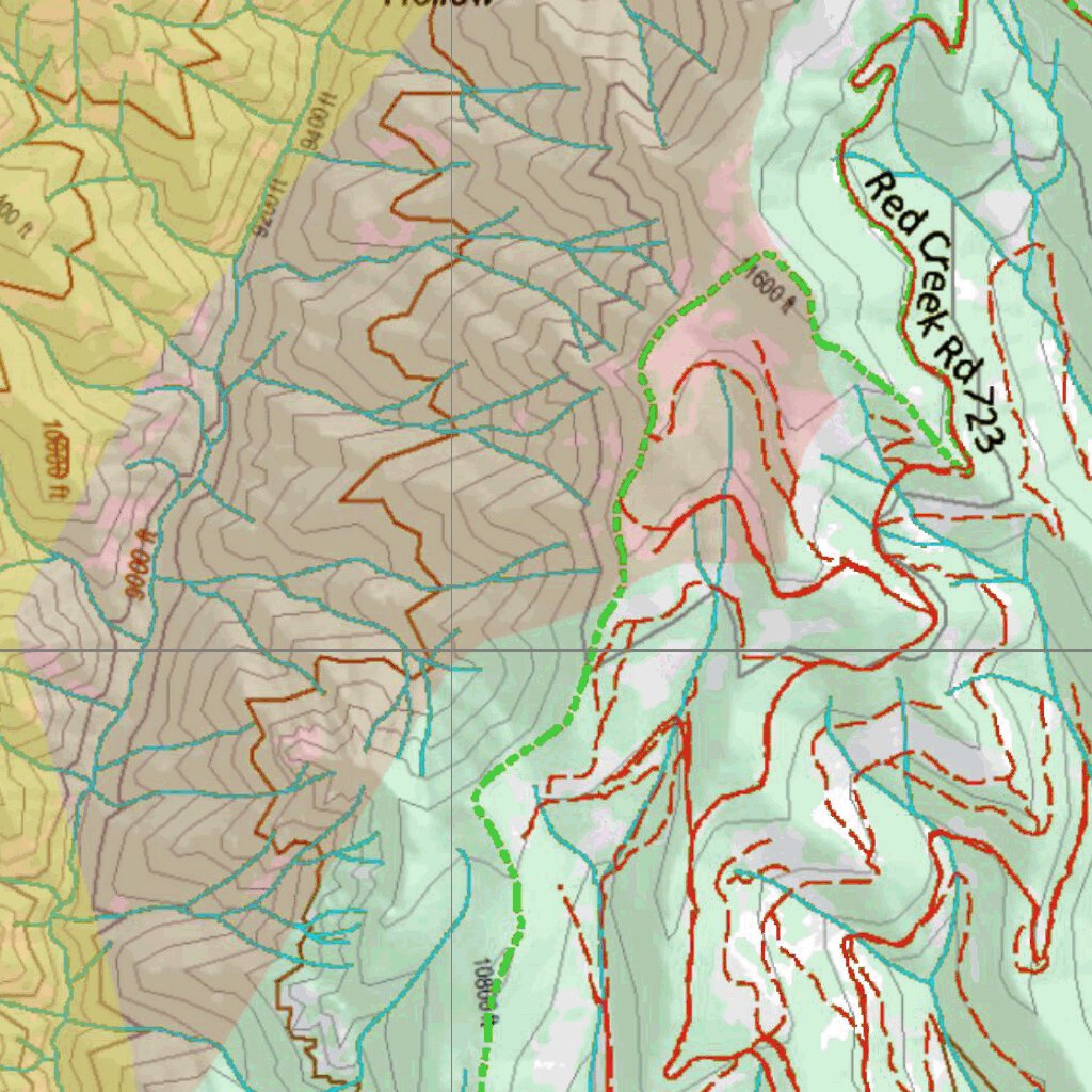 Co Unit 54 Elk Summer, Winter Concentrations and Migration Routes Map ...
