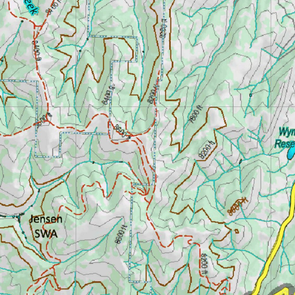Colorado Unit 12 Antelope Concentrations Map by Colorado HuntData LLC ...