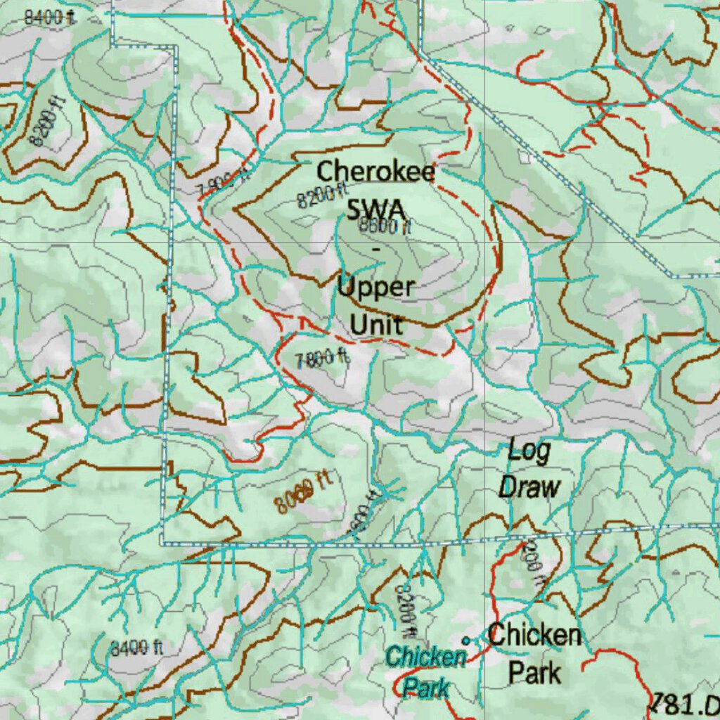Colorado Unit 8 Antelope Concentrations Map by Colorado HuntData LLC ...