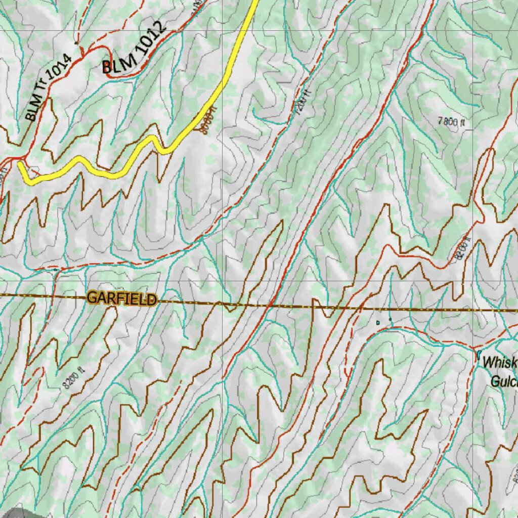 Colorado Unit 22 Antelope Concentrations Map by Colorado HuntData LLC ...