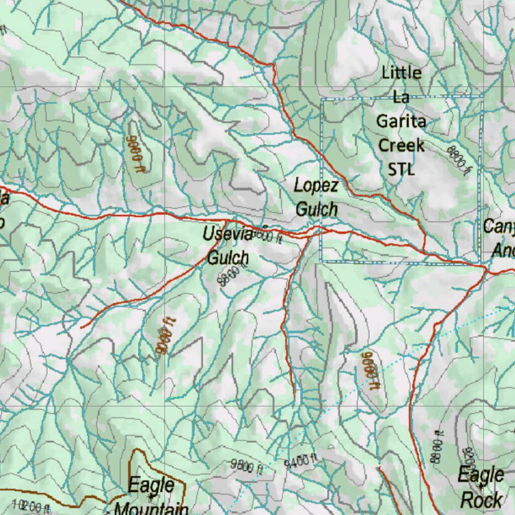 Colorado Unit 68 Antelope Concentrations Map by Colorado HuntData LLC ...