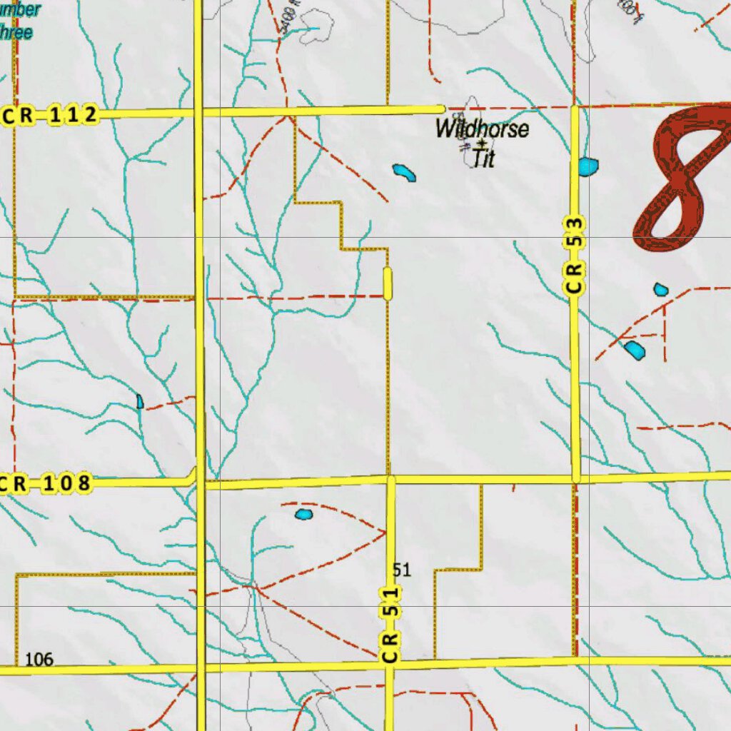 Colorado Unit 87 Antelope Concentrations Map by Colorado HuntData LLC ...