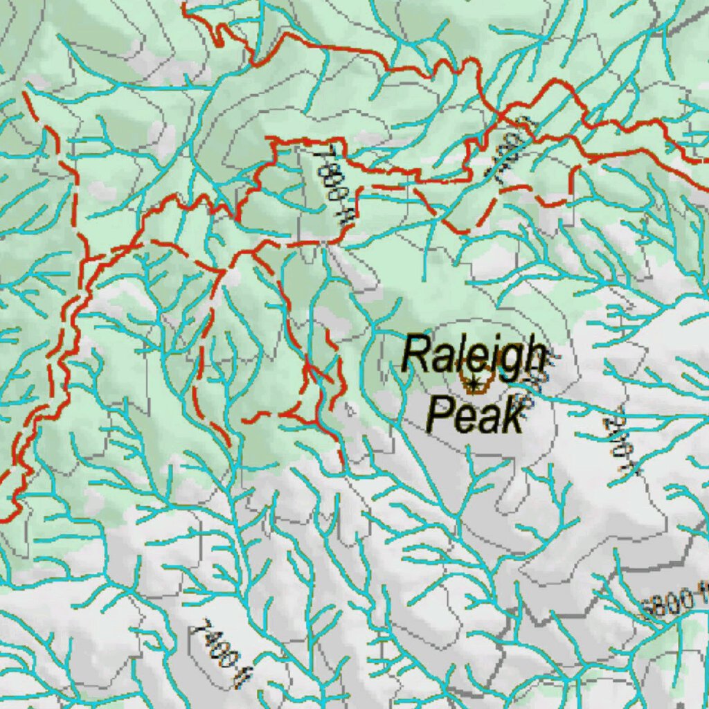 Colorado Unit 461 Antelope Concentrations Map by Colorado HuntData LLC ...