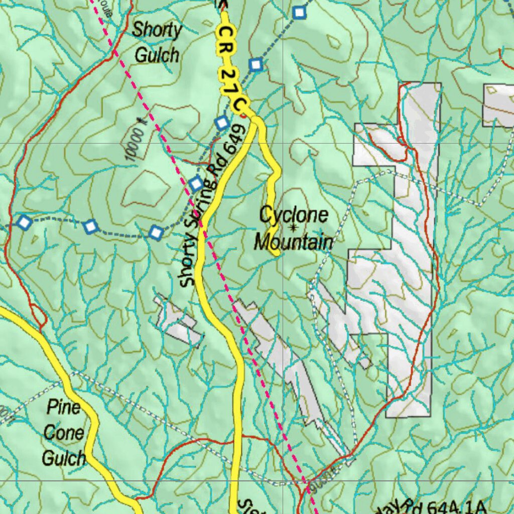 Colorado Unit 79 Land Ownerhship with Elk Concentrations, the Hybrid ...