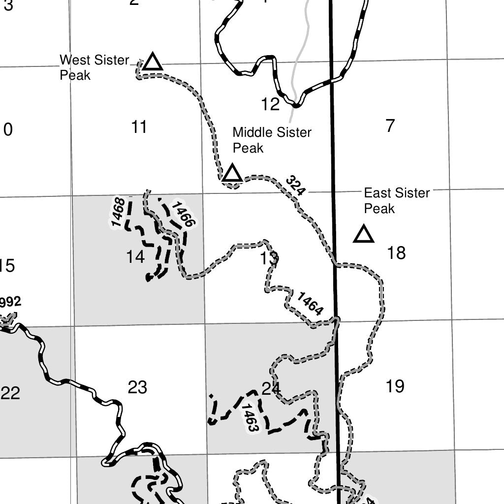 Idaho Panhandle NF - St Joe NF MVUM 2021 (Backside) Map by US Forest ...