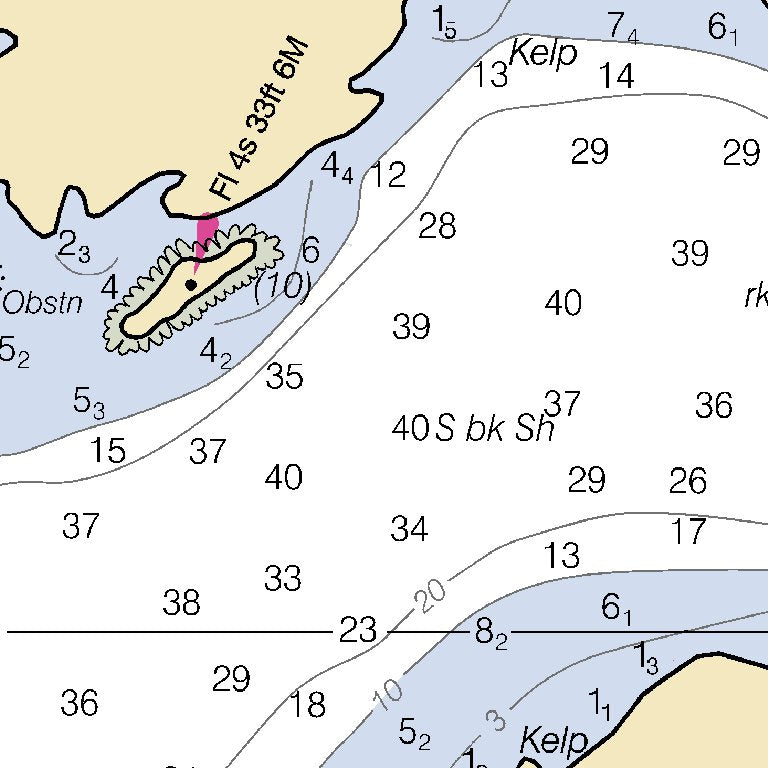 Washington Bay Map by National Oceanographic & Atmospheric ...